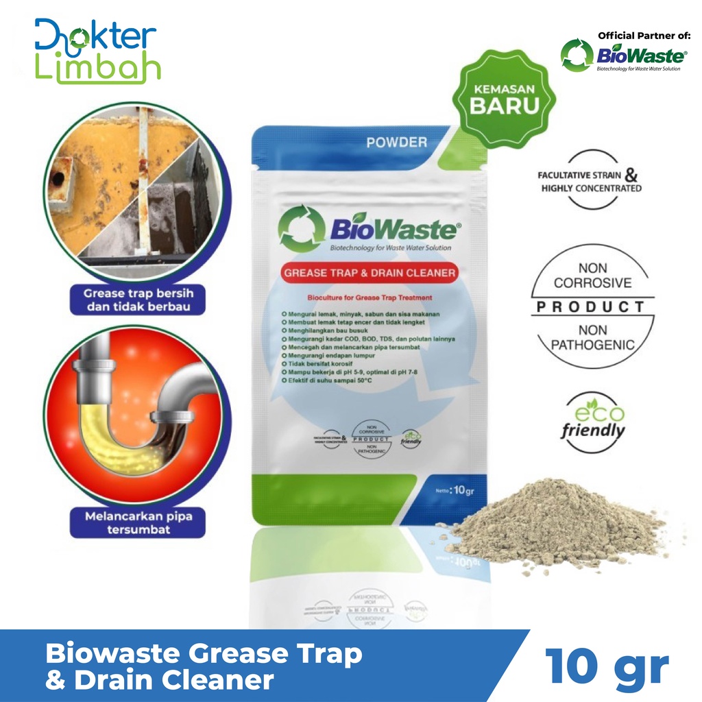 Jual Biowaste Bakteri Pengurai Lemak Minyak FOG GT | Shopee Indonesia