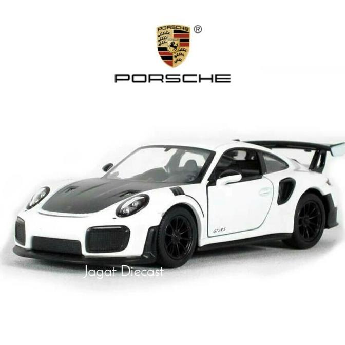 Jual Kinsmart Porsche 911 GT2 RS White Skala 36 | Shopee Indonesia