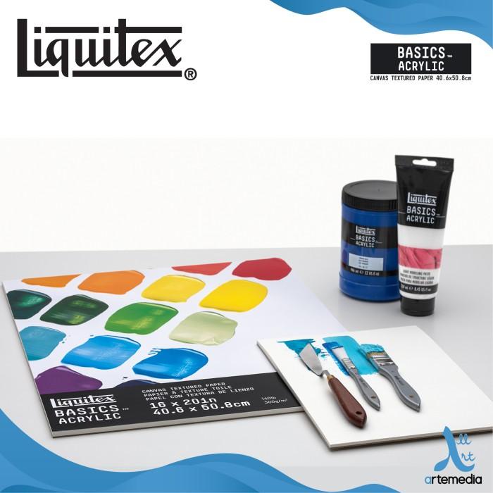 Jual Kertas Gambar Liquitex Basics 40,6x50,8cm Canvas Texture Acrylic ...