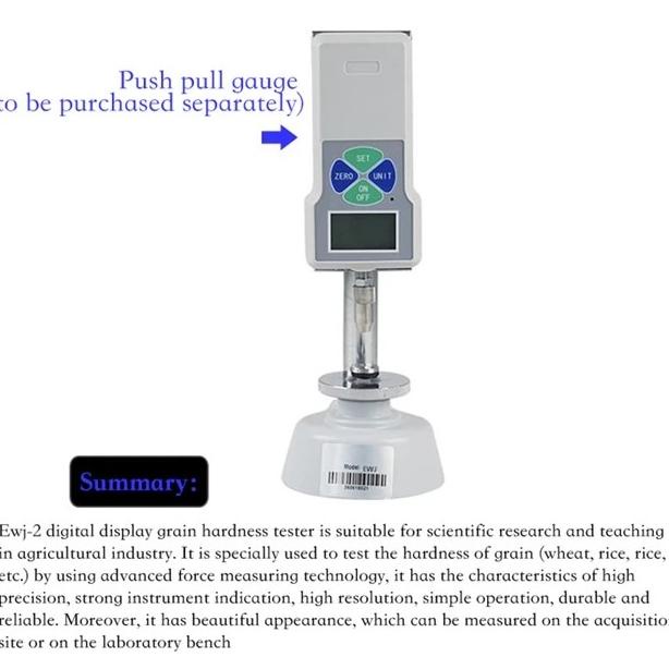 Jual Wheat Hardness Tester Grain Penetrometer Rice Sclerometer ...