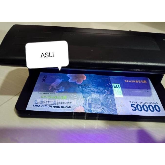 Jual Mesin Uang Palsu / Alat Cek Duit Asli / Diteksi Lampu Sensor ...