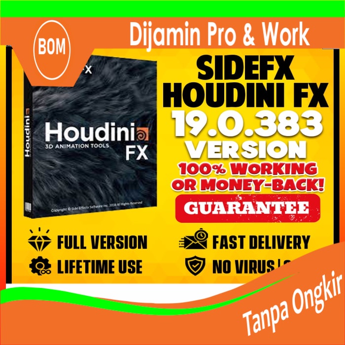 Jual Garansi Sidefx Houdini Fx 19.0.383 - Lifetime Full Version | Shopee Indonesia