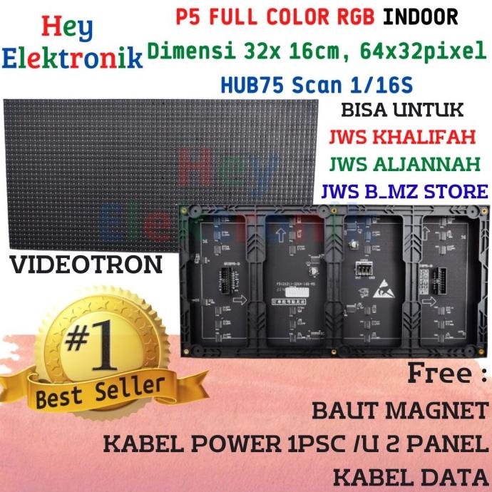Jual Panel Module Model Led P5 Rgb Indoor Full Color Smd Running Text ...