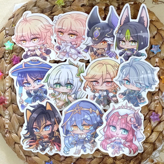 Jual Genshin Impact Sumeru Stiker Sticker Fan Merchandise | Shopee ...