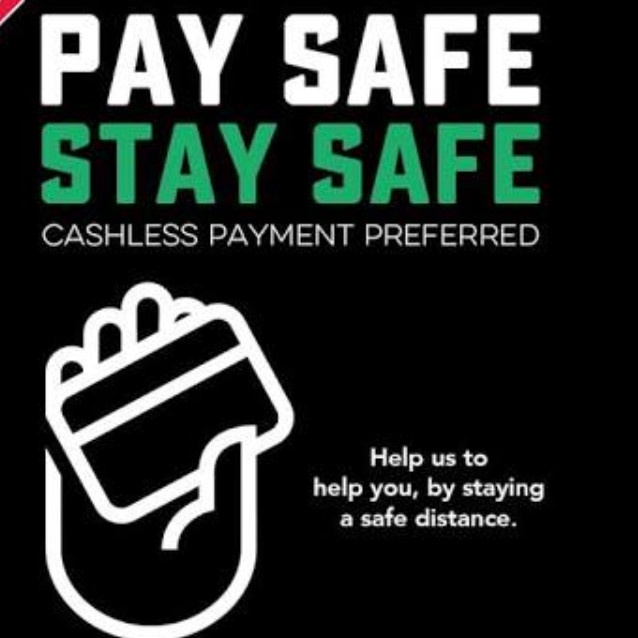 Jual sign stiker cashless payment bayar digital | Shopee Indonesia