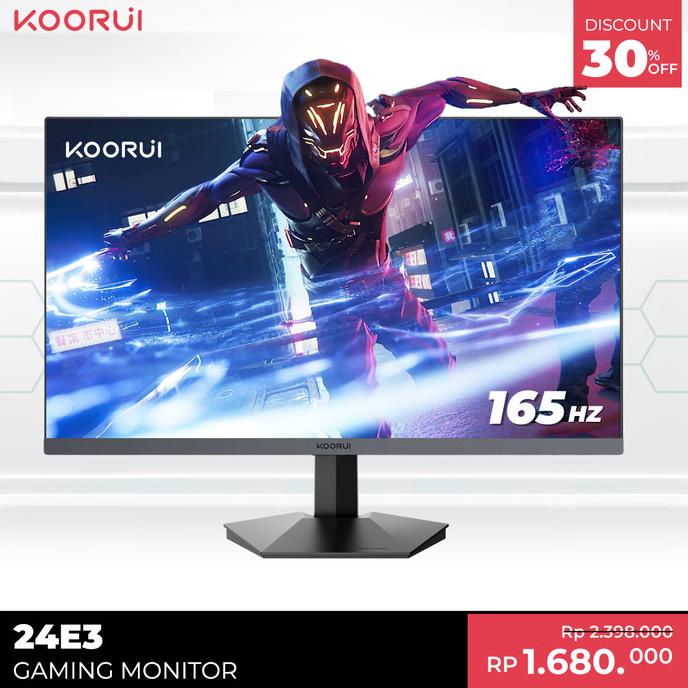 Jual Koorui 24E3 24 Inch Fhd Gaming Monitor 165Hz 1Ms Ips Quinayi ...