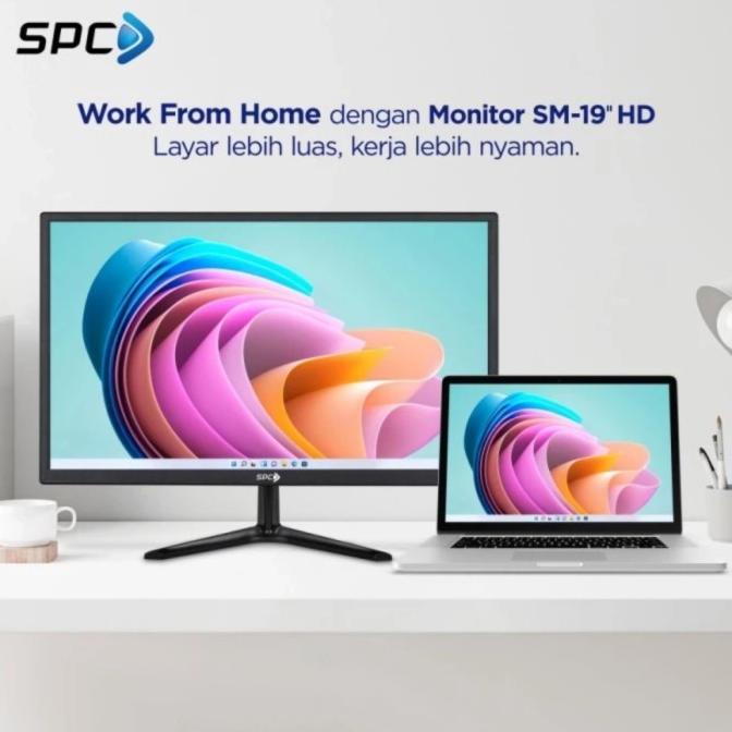 Jual Monitor Spc 19 Inch Hdmi / Led Monitor 19" Spc /Monitor Led ...