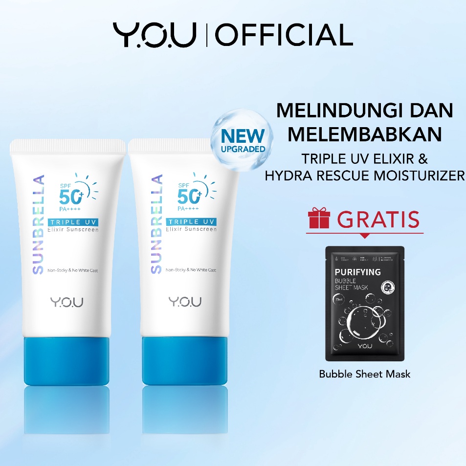 Jual Harga Murah YOU Sunbrella Triple UV Sunscreen SPF 50+ PA ...
