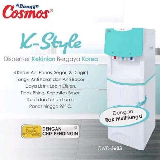 Jual COSMOS: DISPENSER COSMOS CWD 5603 3kran KHUSUS GOJEK DAN GRAB ...