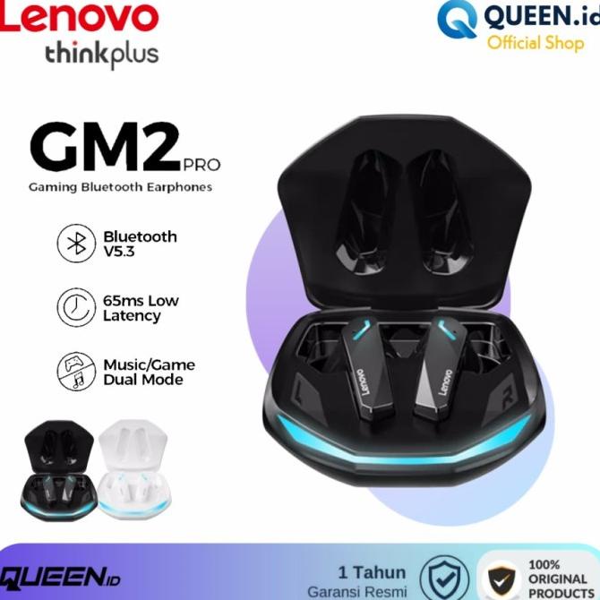 Jual Lenovo Thinkplus GM2 PRO TWS Wireless Earbuds Headset Bluetooth Gaming | Shopee Indonesia
