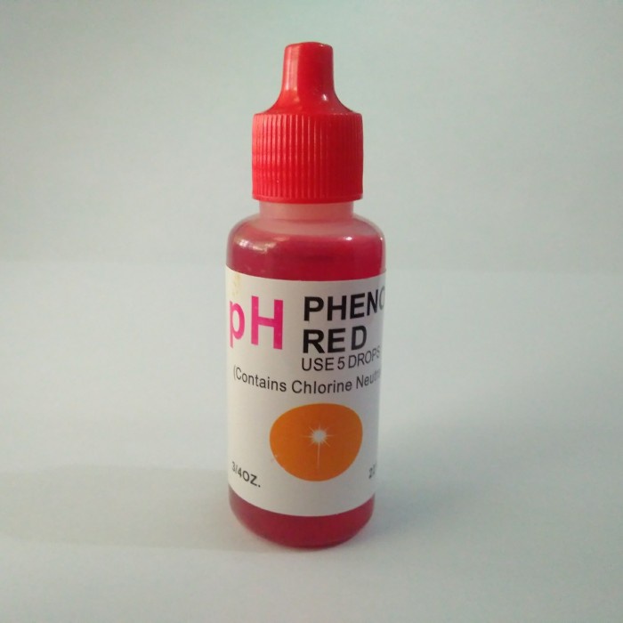 Jual "\"\"\"\] pHenol red pH test - refill / isi ulang test kit ...