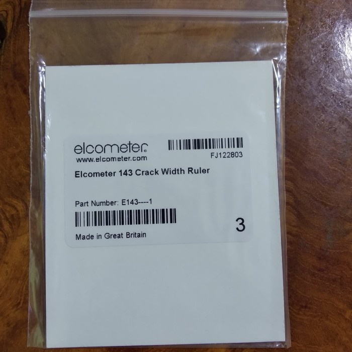 Jual Elcometer 143 Crack Width Ruler | Shopee Indonesia