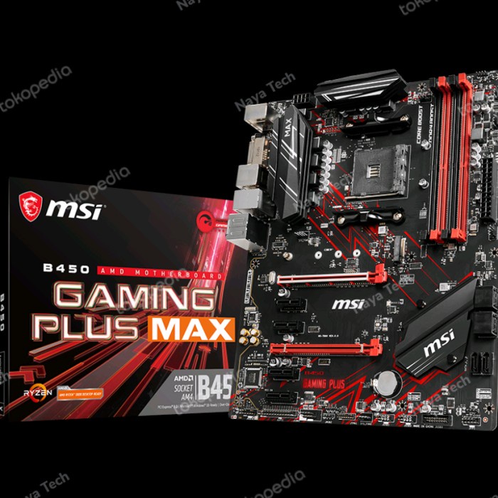 Jual MSI B450 Gaming Plus MAX | Shopee Indonesia