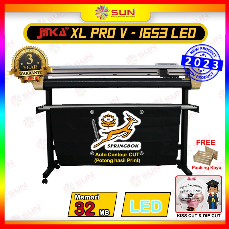 Jual Mesin Cutting Sticker Jinka Auto Contour Cut Terbaru - XL Pro V 1653 LED ( Auto Contour Cut ...