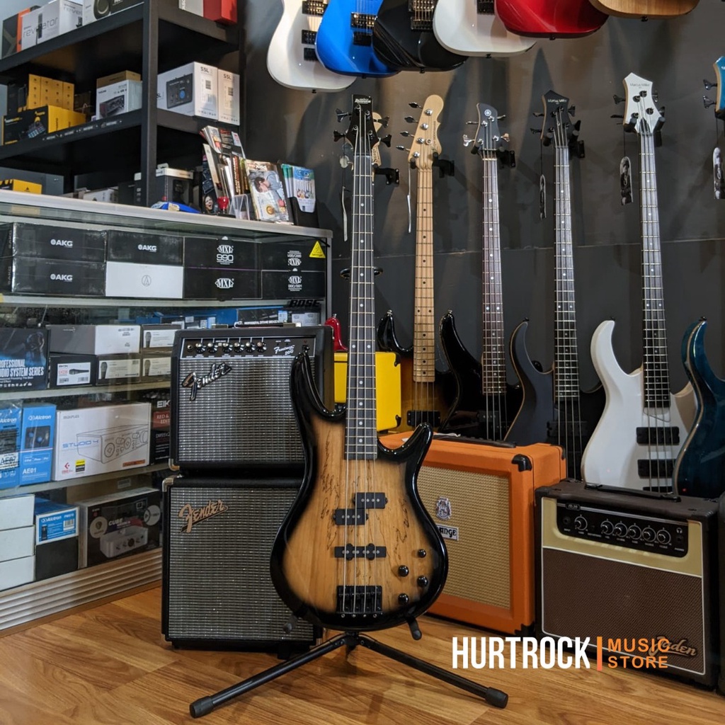 Jual Ibanez GSR200SM-NGT Electric Bass Guitar, Natural Gray Burst ...
