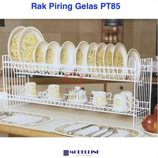 Jual Rak Piring Gelas Modelline Pt85 Panjang / Dapur Tempat Tiris ...