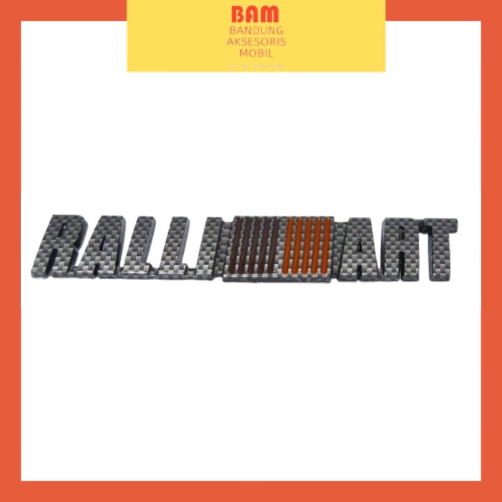 Jual Emblem Car Logo Ralliart Carbon | Shopee Indonesia