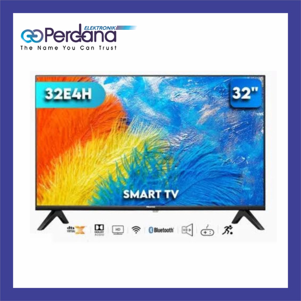 Jual HISENSE Smart LED TV 32 Inch 32E4H Frame Less Digital HD Dolby | Shopee Indonesia