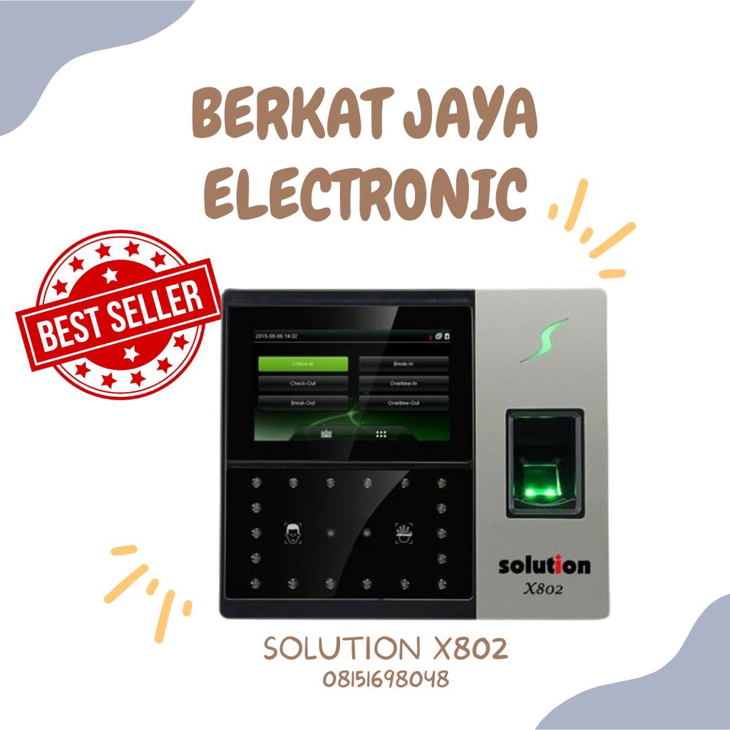 Jual Mesin Absensi Solution X-802 | Shopee Indonesia