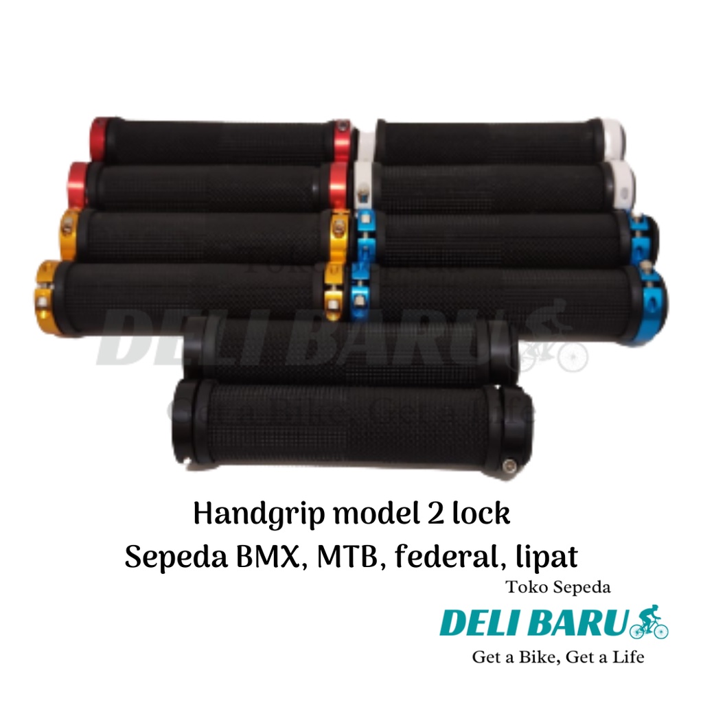 Jual Hand grip double lock sepeda MTB federal lipat mini fixie minion ...