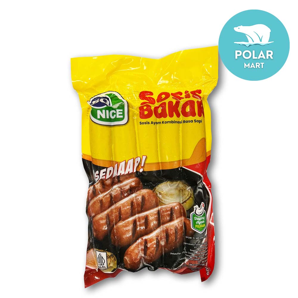 Jual So Nice Sosis Bakar Ayam Kombinasi Rasa Sapi 500 Gram (FROZEN FOOD ...