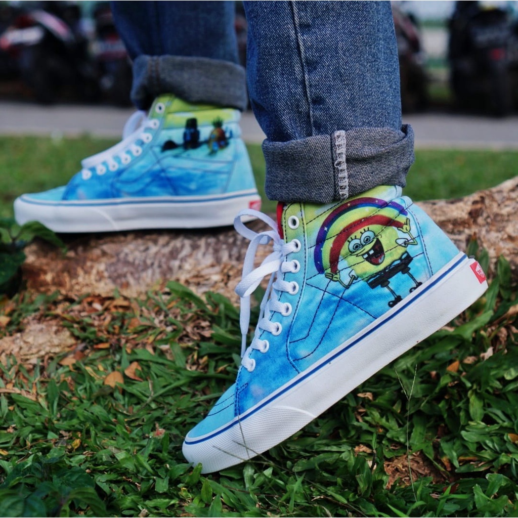 Jual Vans Sk8 Spongebob “ Imagination “ | Shopee Indonesia