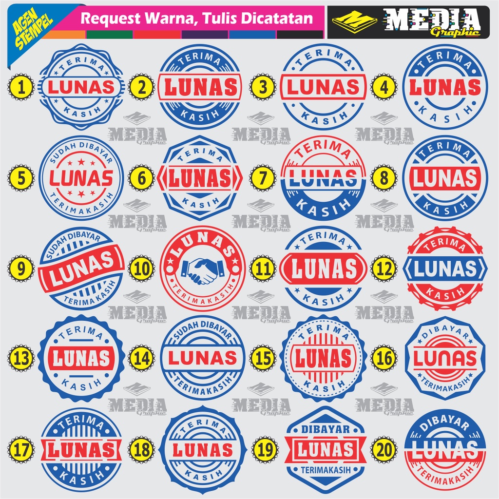 Jual Stempel Warna , Stempel Lunas , Stempel Otomatis , Stempel Flash ...