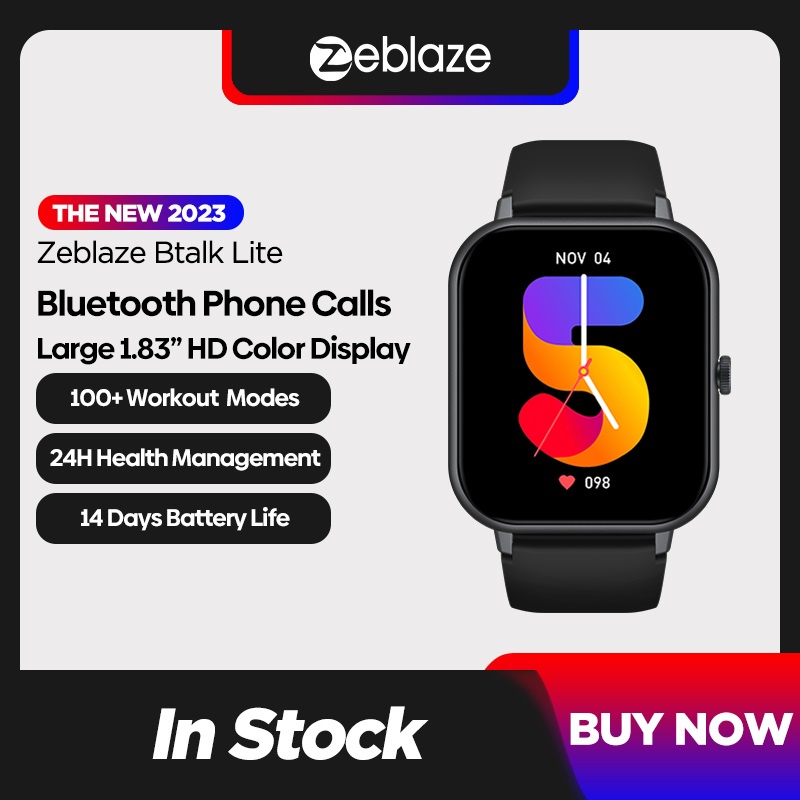 Jual NEW 2023 Zeblaze Btalk Lite Bluetooth Calling Smart Watch 24H ...