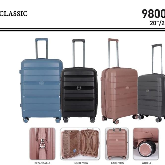 Jual Koper Polo Classic Bagasi Ukuran 28Inch Bahan Antipecah | Shopee ...