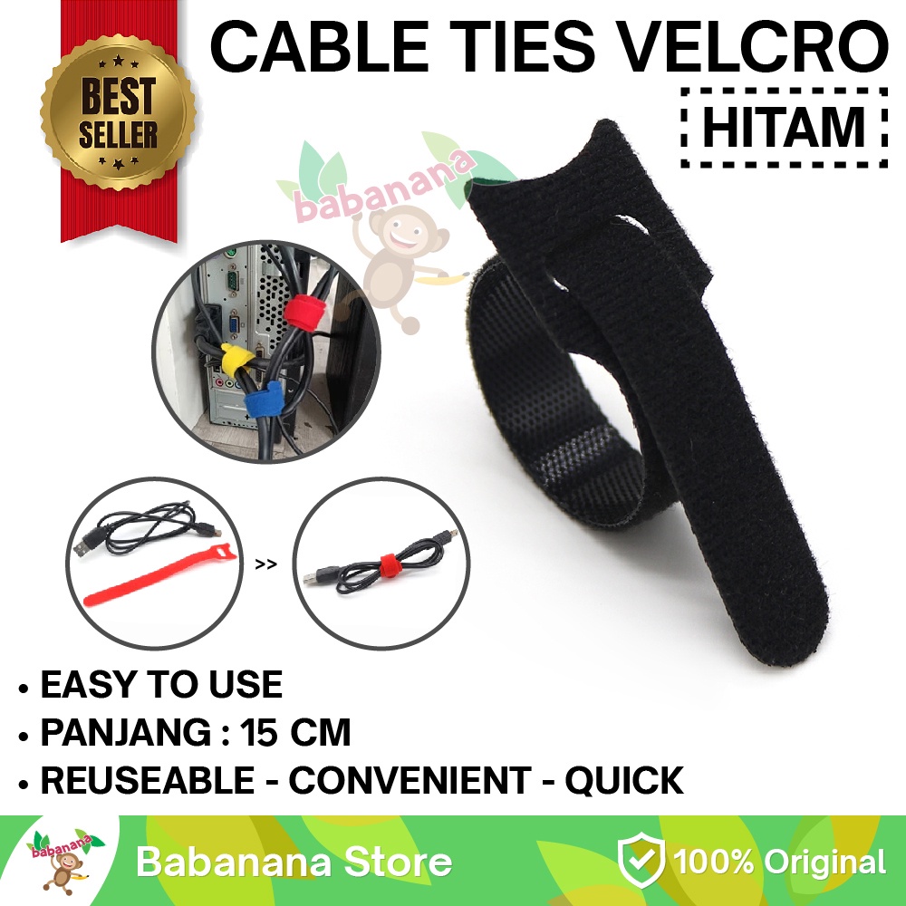 Jual Pengikat kabel cable organizer manajemen perapih pengikat short ...