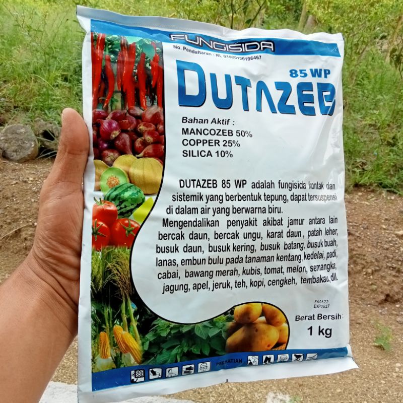 Jual Fungisida Kontak Sistemik DUTAZEB 85 WP 1KG Bahan aktif Mancozeb ...