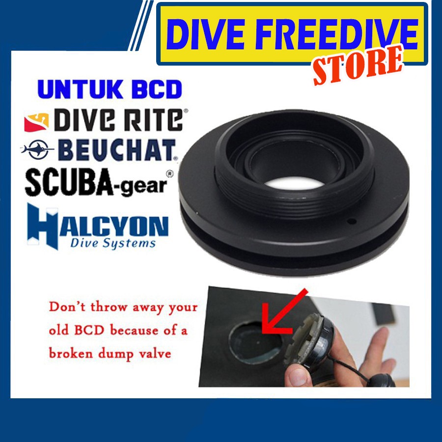 Jual Spare Part Dump Valve BCD Beuchat Dive Rite Scubagear Halcyon Eclipse Service Kit BC (Hard ...