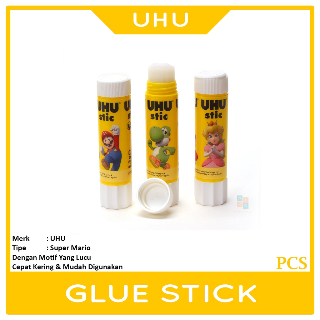 Jual UHU - Lem Stick Kecil 8,2g Lem Kertas - Pcs | Shopee Indonesia