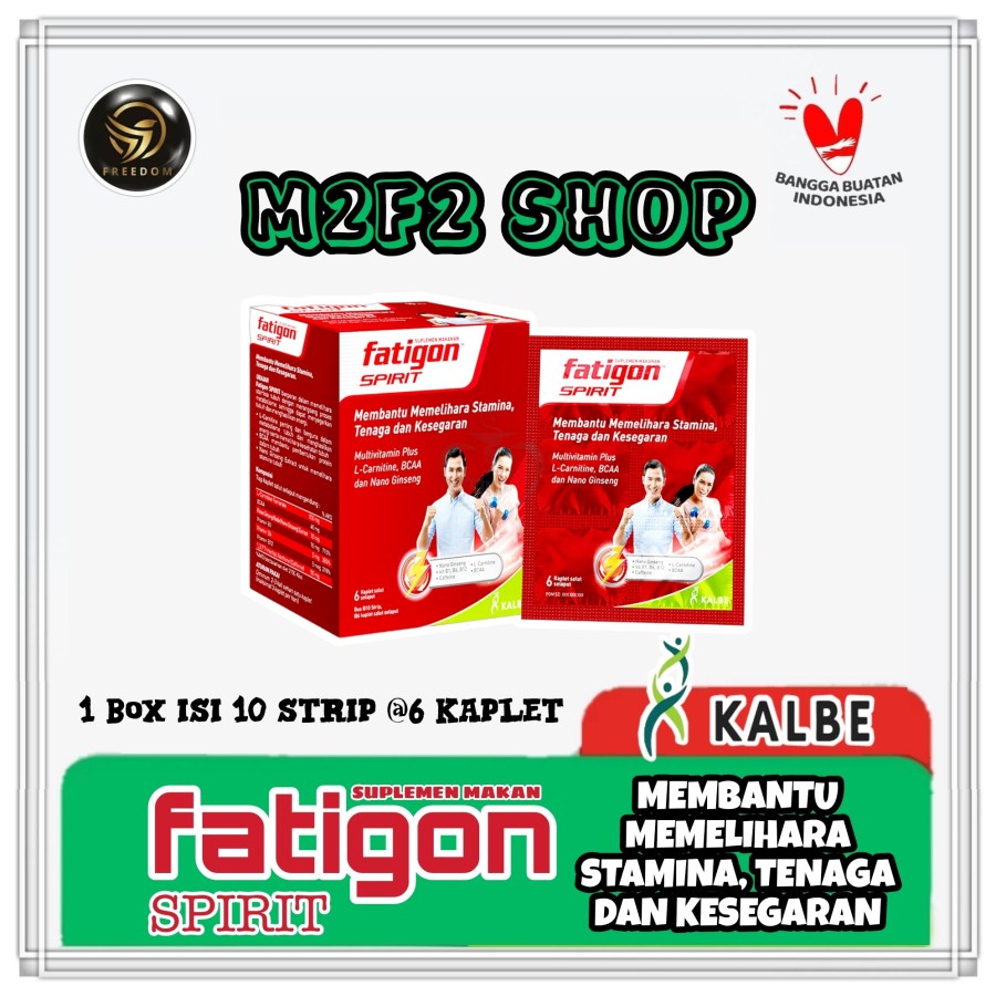 Jual Fatigon Spirit Multivitamin Plus Suplement Kesehatan | Strip - 6 ...