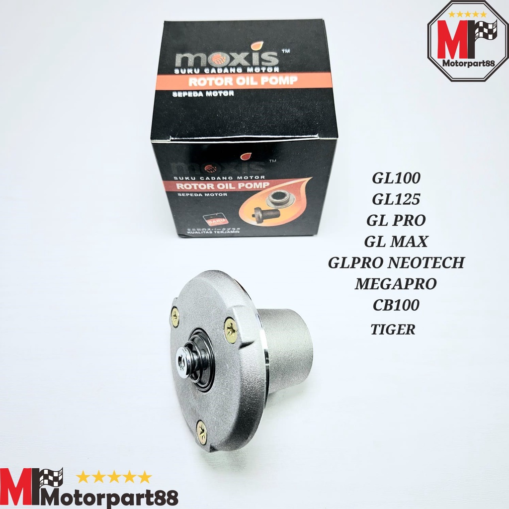 Jual ROTOR GIGI POMPA OLI ASSY GL100 GL125 NEOTECH TIGER GL PRO CDI CB100 MEGAPRO MOXIS | Shopee ...
