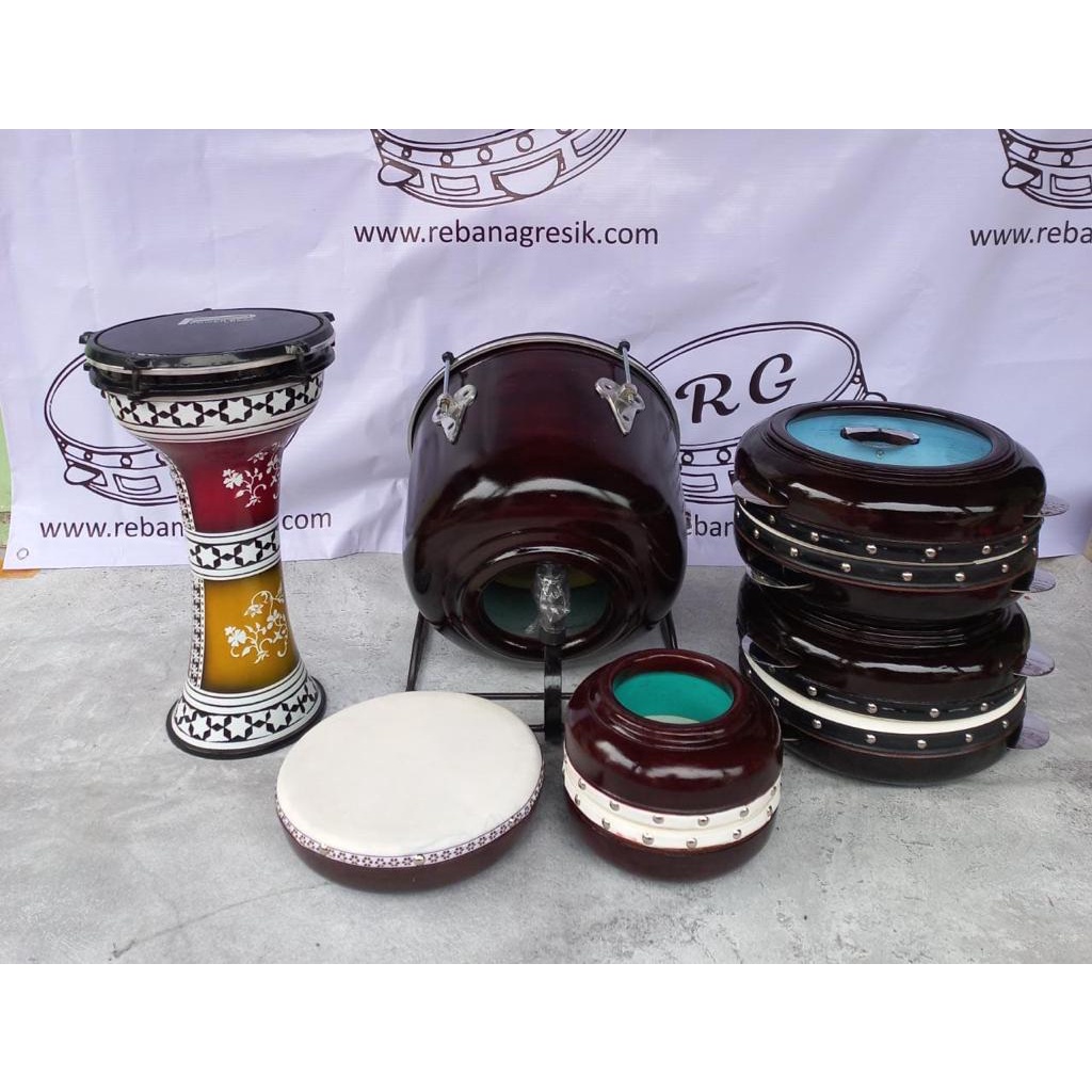 Jual Hadroh 1 set untuk Anak SD Rebana Banjari Terbangan Bass Hadrah ...