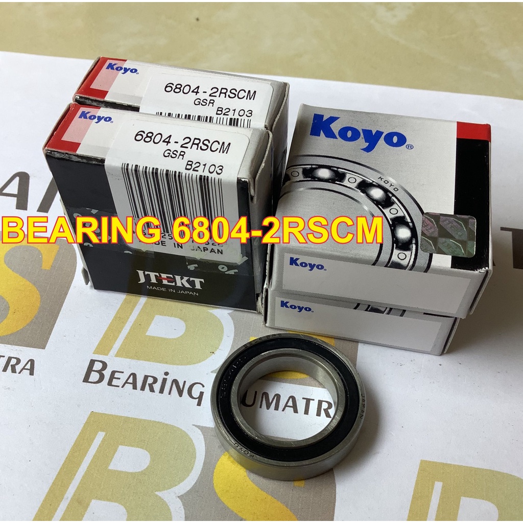 Jual KOYO Bearing 6804 2RSCM Bering Klaher Laher 68042rs freehub ...