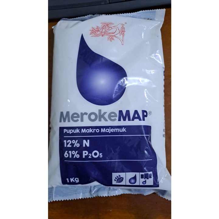 Jual MEROKE MAP 1KG pupuk makro majemuk N12% P61% kemasan pabrik ...