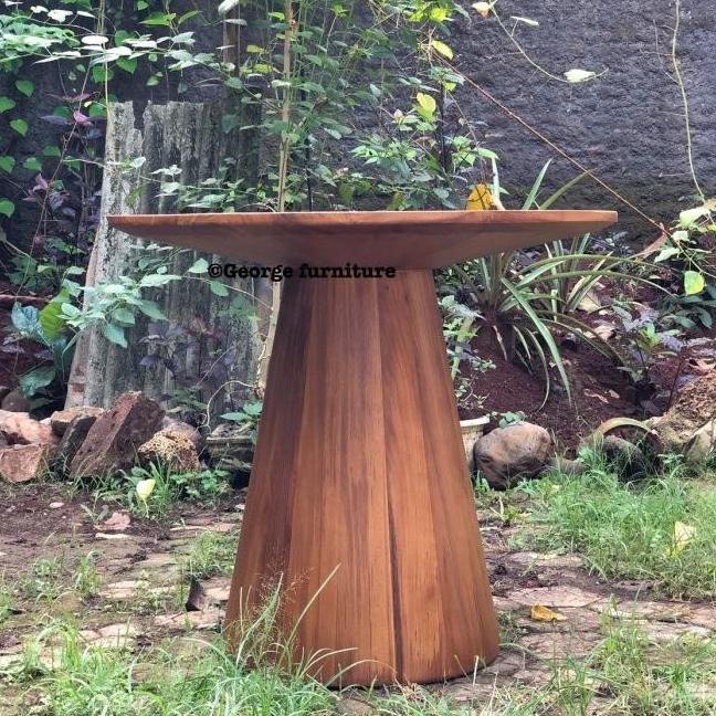 Jual George I Meja Makan Bundar Bulat Minimalis Kayu Jati Solid ...