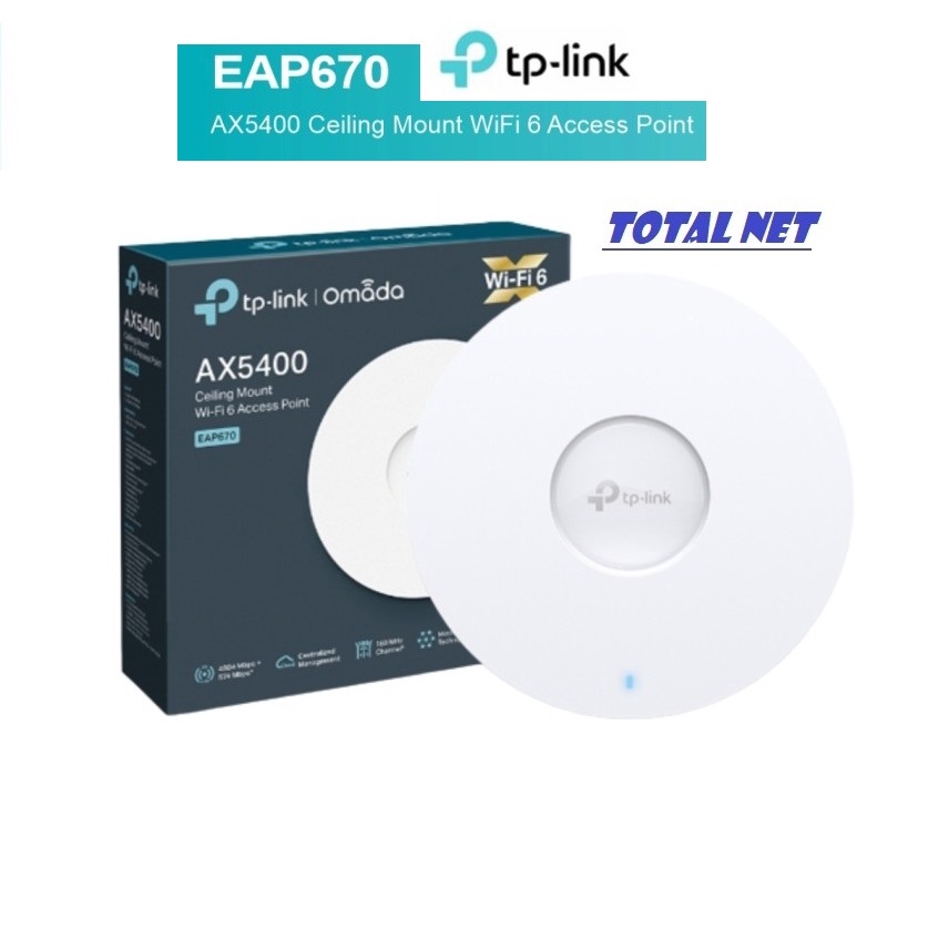 Jual TP-Link EAP670 AX5400 Ceiling Mount WiFi 6 Access Point | Shopee Indonesia