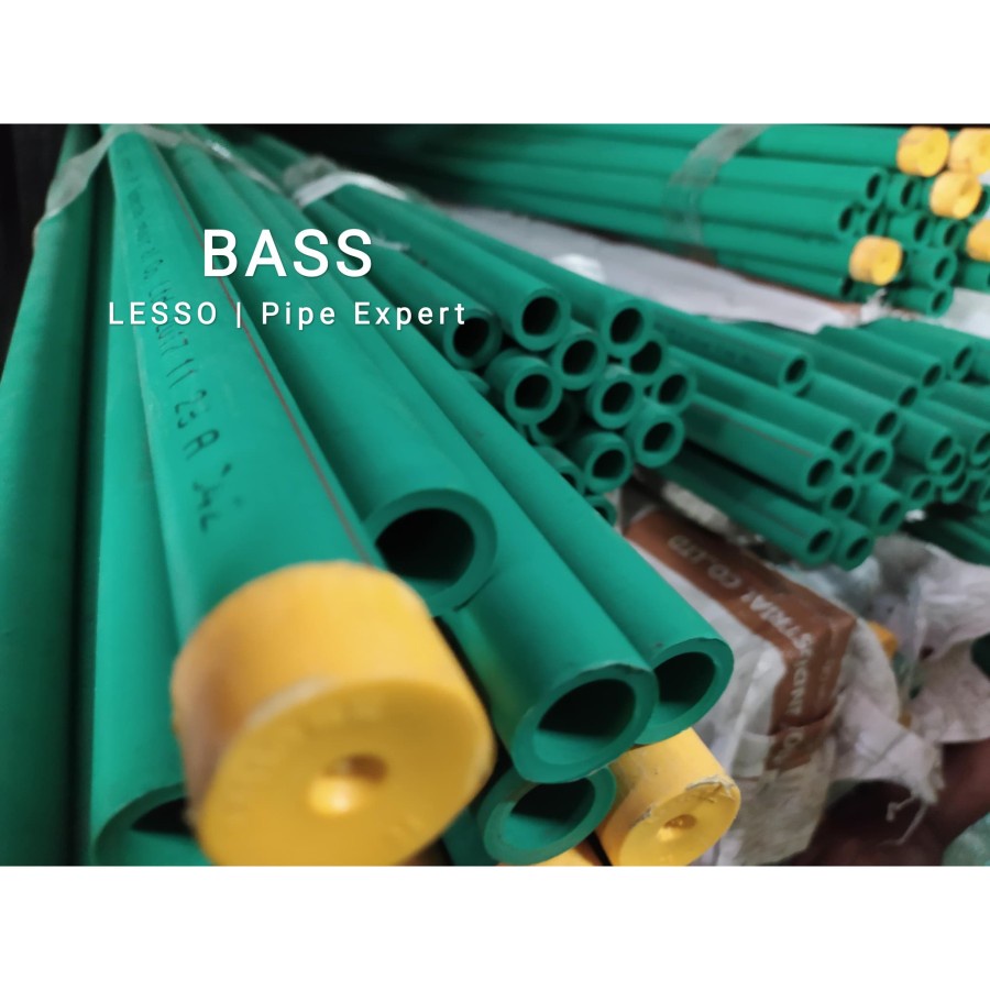 Jual Pipa PPR LESSO PN20 1 1/2" inch 50mm Pipa Air Panas Dingin 4 meter | Shopee Indonesia