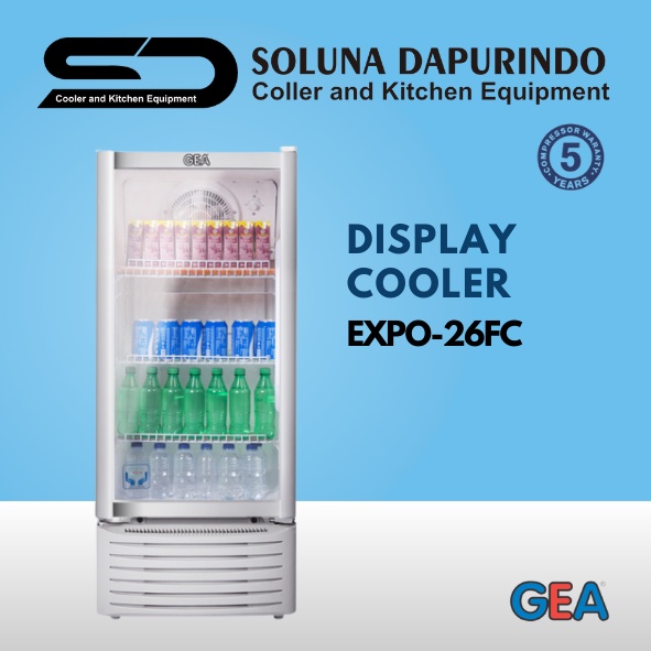 Jual GEA DISPLAY COOLER EXPO-26FC / EXPO26FC / PENDINGIN MINUMAN /EXPO ...