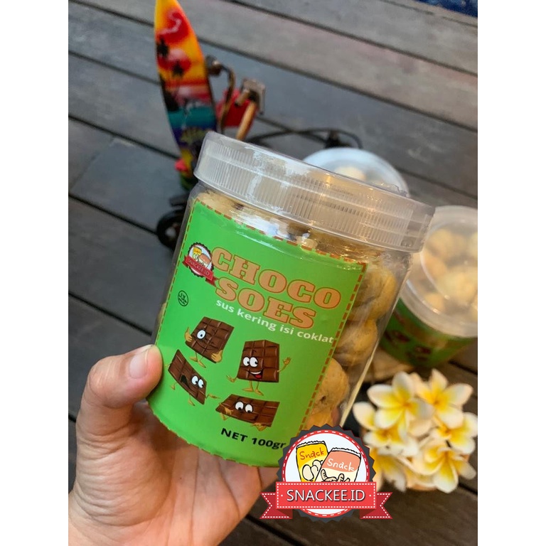 Jual KUE SUS COKLAT LUMER SNACKKEE KUE SOES KERING COKLAT SUS BALI ...