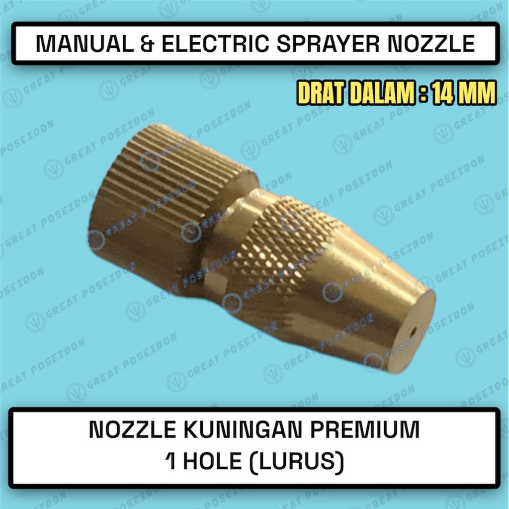 Jual Nozzle Sprayer Nozel Spuyer Kuningan Kabut Embun Halus 1 Mata ...