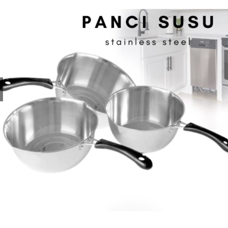 Jual PANCI AIR PANCI SUSU MILK POT PANCI MEMASAK MIE PANCI STAINLESS ...