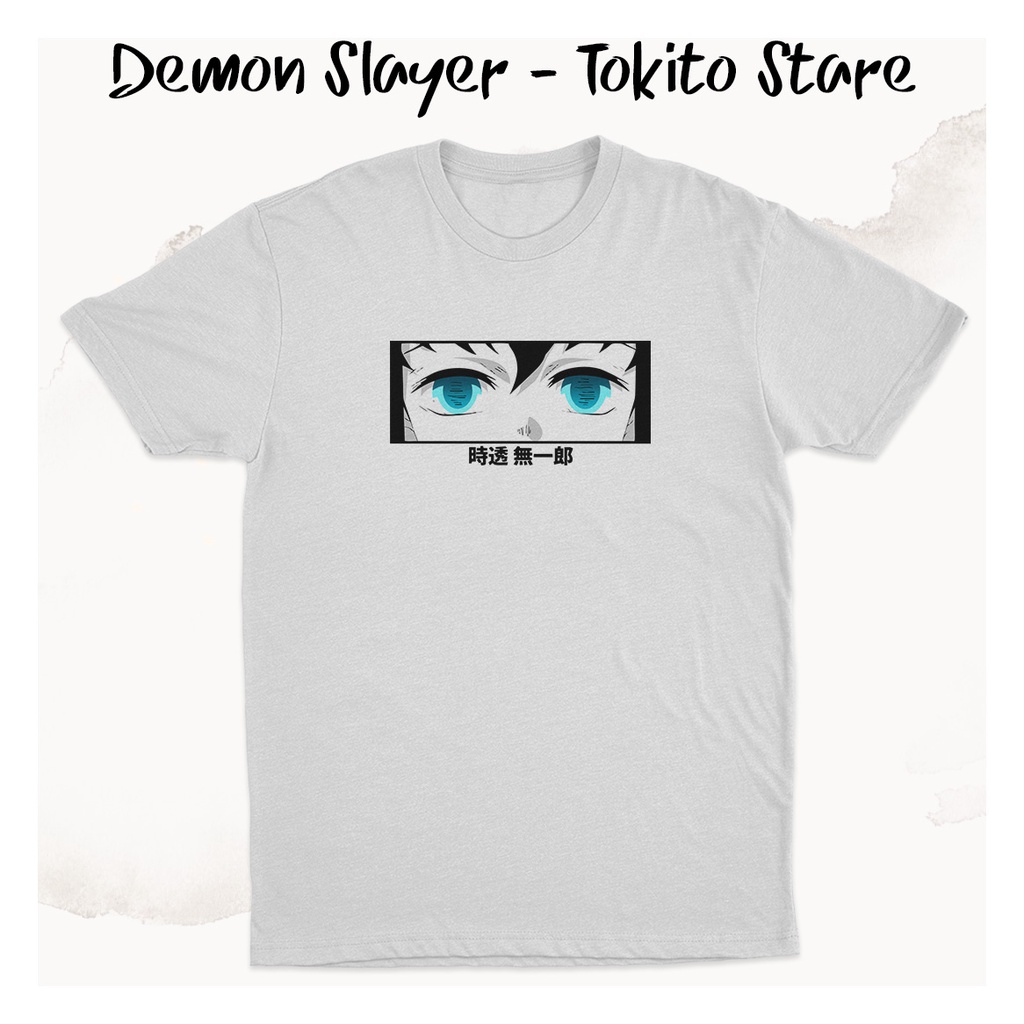 Jual Kaos Muichiro Tokito Stare Anime Demon Slayer K0171 | Shopee Indonesia