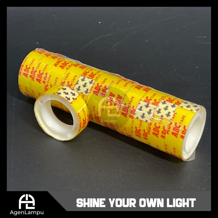 Jual Selotip / Isolasi Bening / Stationary Tape ABC | Shopee Indonesia