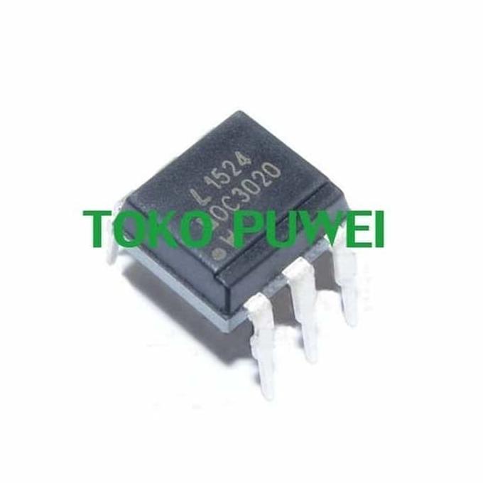 Jual MOC3020 MOC 3020 Triac Output Optocoupler DIP 6 Pins BI65 puw331 ...