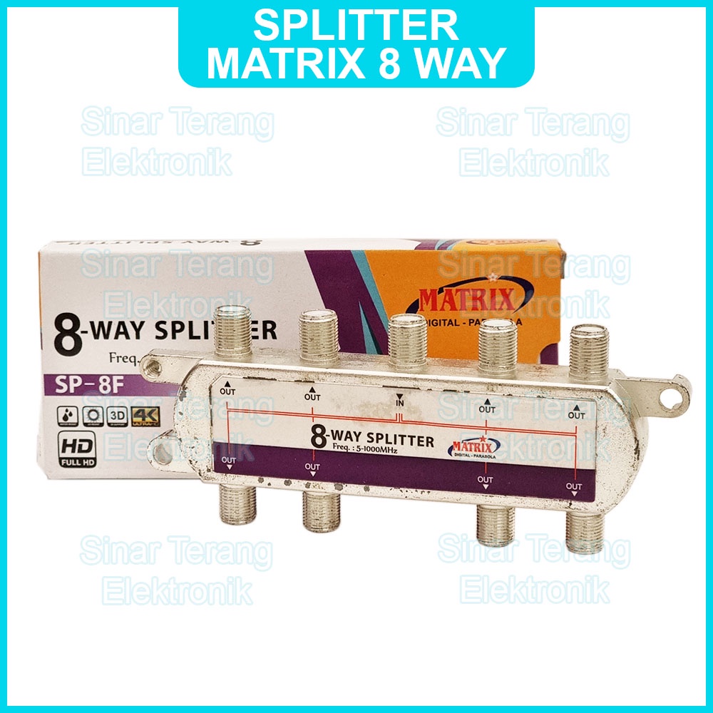 Jual Splitter Matrix 8 Way SP-8F | Shopee Indonesia