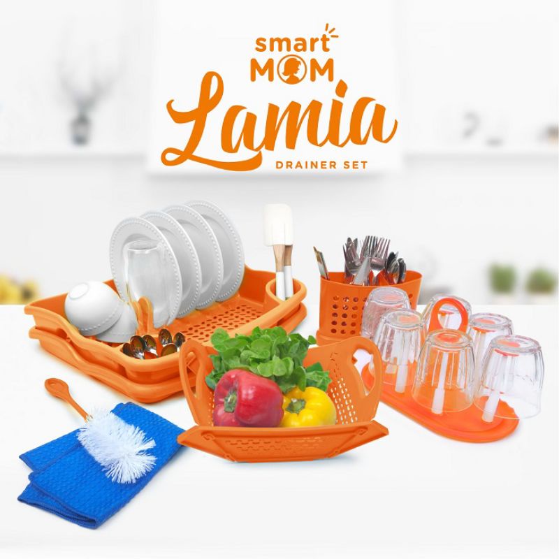 Jual lamia Drainer set peniris piring set komplit | Shopee Indonesia